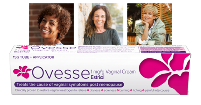 Menopause & Vaginal Discomfort – Ovesse 1mg/g Vaginal Cream Estriol